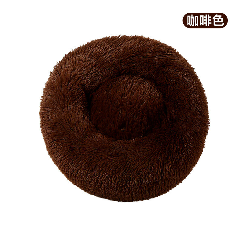 Кросс-бордер домик для собаки, домик для кошки, круглый плюшевый домик для питомцев, зимний теплый мат для кошек и собак, оптовая продажа