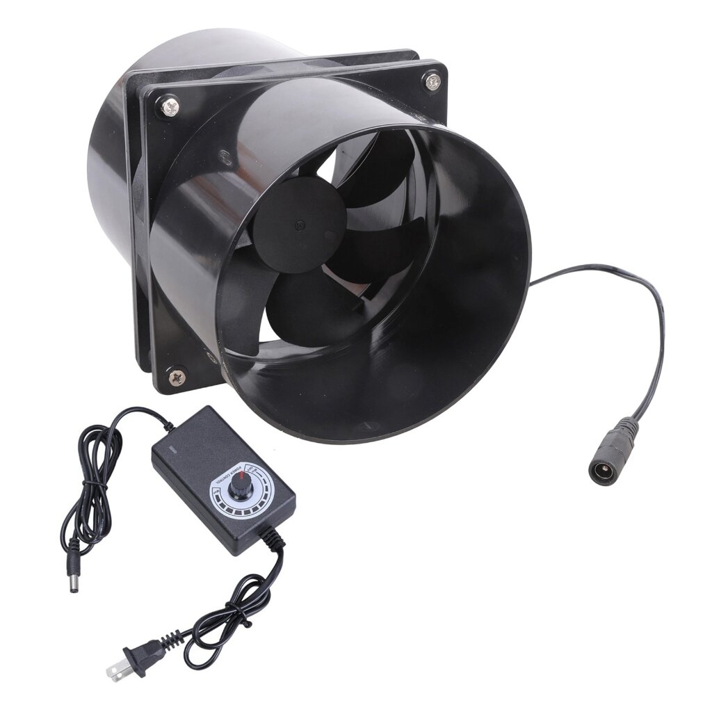 AC100-240V Скорость Регулировки 12 см Канальный Вытяжной Вентилятор Вентиляционный Охлаждающий Вентилятор для Мастерских 3D-Принтеров, Теплиц