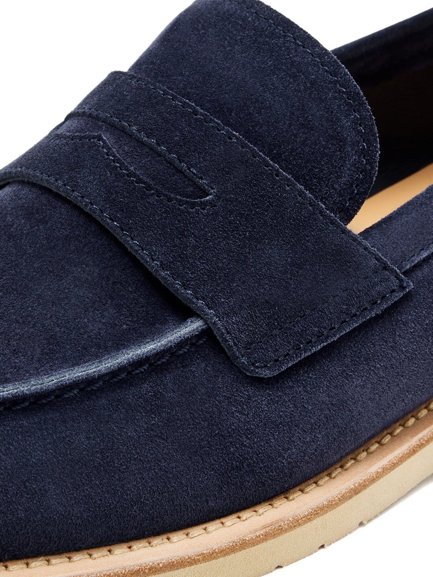 Лоферы BRUNELLO CUCINELLI Penny loafers, размер 45, синий — фото 1