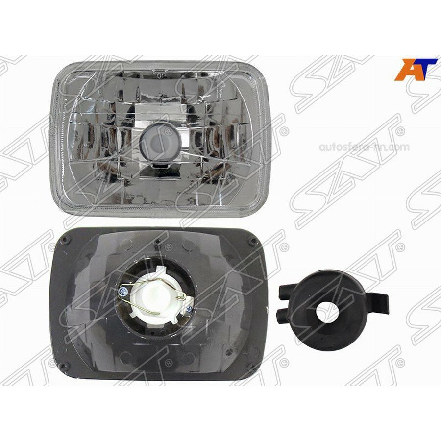 SAT ST1001120NLDE Фара Nissan AD 90-99 / Wingroad 96-99 (Справа=Слева/ под лампу H4 хром)