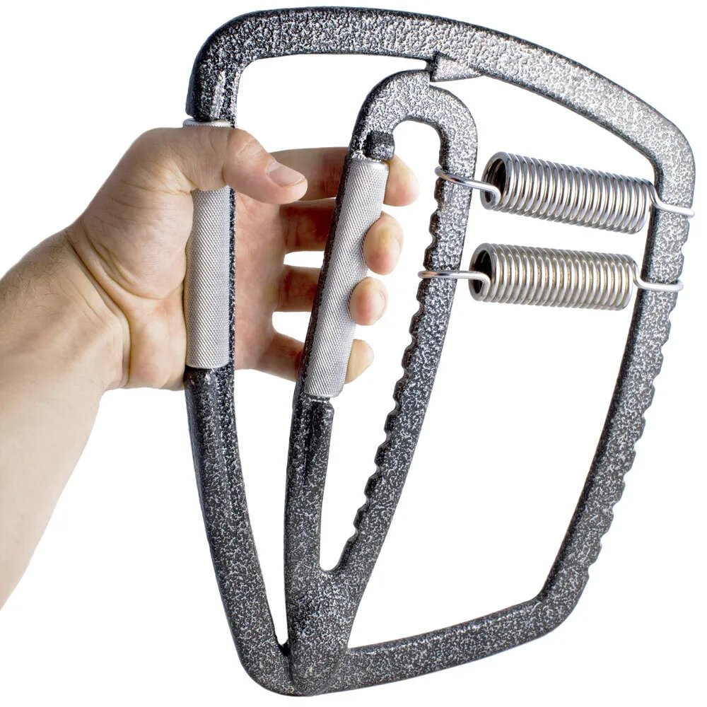 Кистевой эспандер Vice Gripper для тренировки мышц рук 120 кг, 1 шт. серебристый