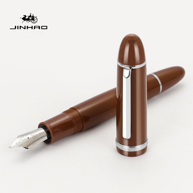 Ручка Jinhao X159 Executive Fountain Pen, акриловая, простая деловая каллиграфическая ручка, перо № 40, универсальный картридж с чернилами