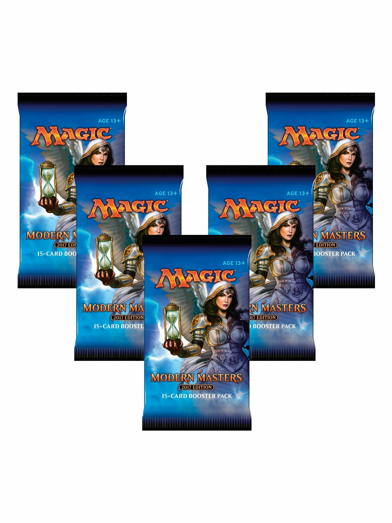 Magic The Gathering: 5 бустеров MTG издания Modern Masters 2017 на английском