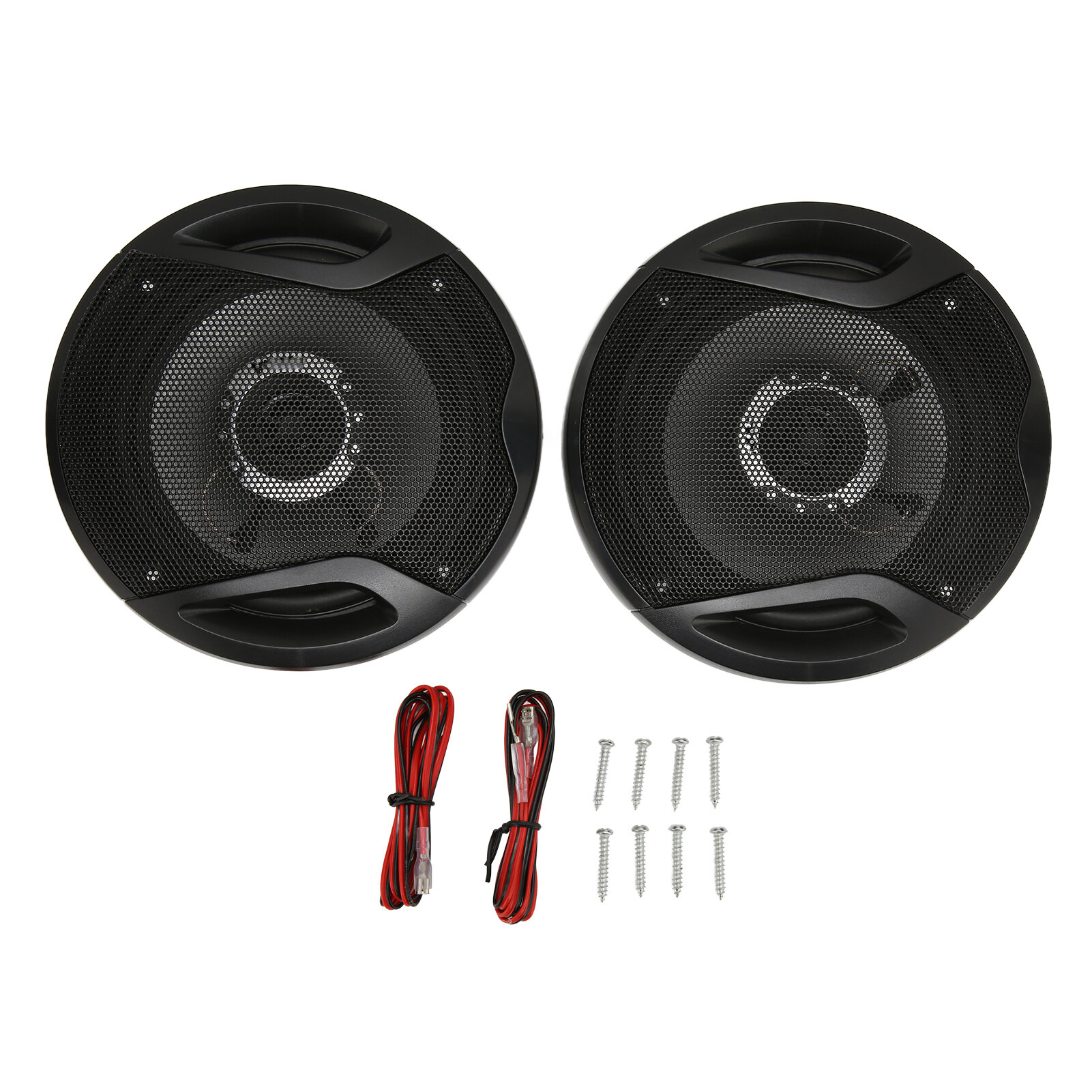 2 шт. коаксиальные автомобильные динамики 400 Вт 6 дюймов высокие и низкие частоты стерео модификация акустики для автомобилей