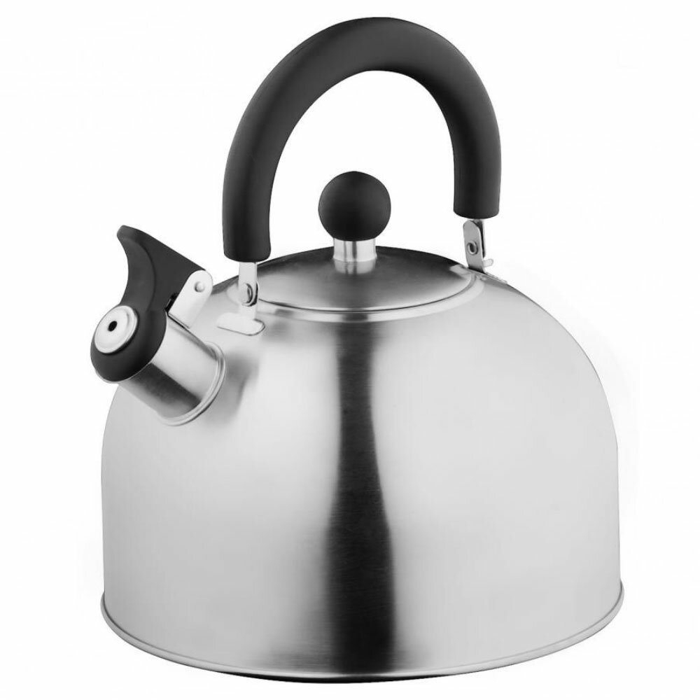 Чайник 3.2л нерж со свистком, без упаковки
