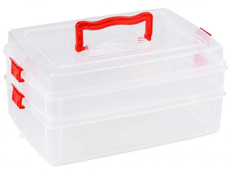 Контейнер 2-х ярусный универсальный 295*190*140мм