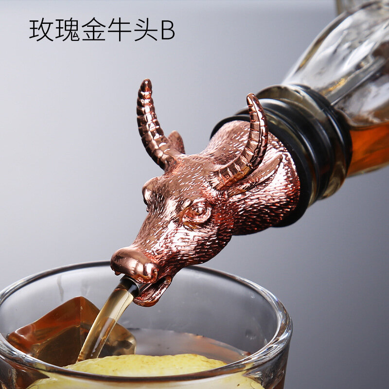 Насадка для вина Jägermeister с головой оленя, насадка для вина, барные инструменты, рекламные винные инструменты, подарок, маленький подарок