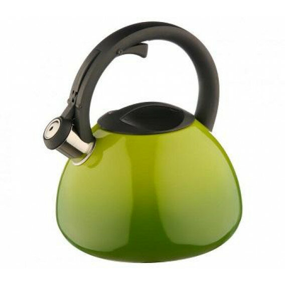Чайник нерж 2.8Л свист оливковый меняет цвет индукция катунь