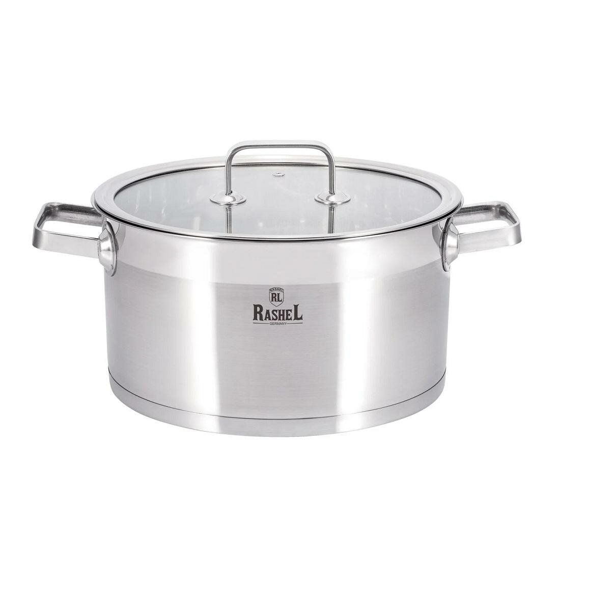 Кастрюля нерж 2.0Л виктория СТ/КР капсул. ДНО для всех видов плит RASHEL