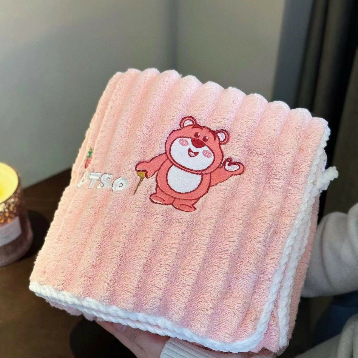 Милый мультяшный банное полотенце Sanrio для девочек, семейное общежитие, облачный сетчатый банное полотенце, не оставляющее ворса