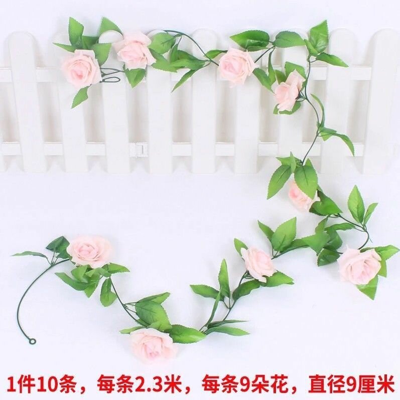 Искусственный виноградный лист, фальшивая цветочная лоза, зеленые листья, водяная труба, потолочное украшение, пластиковые зеленые листья редиса