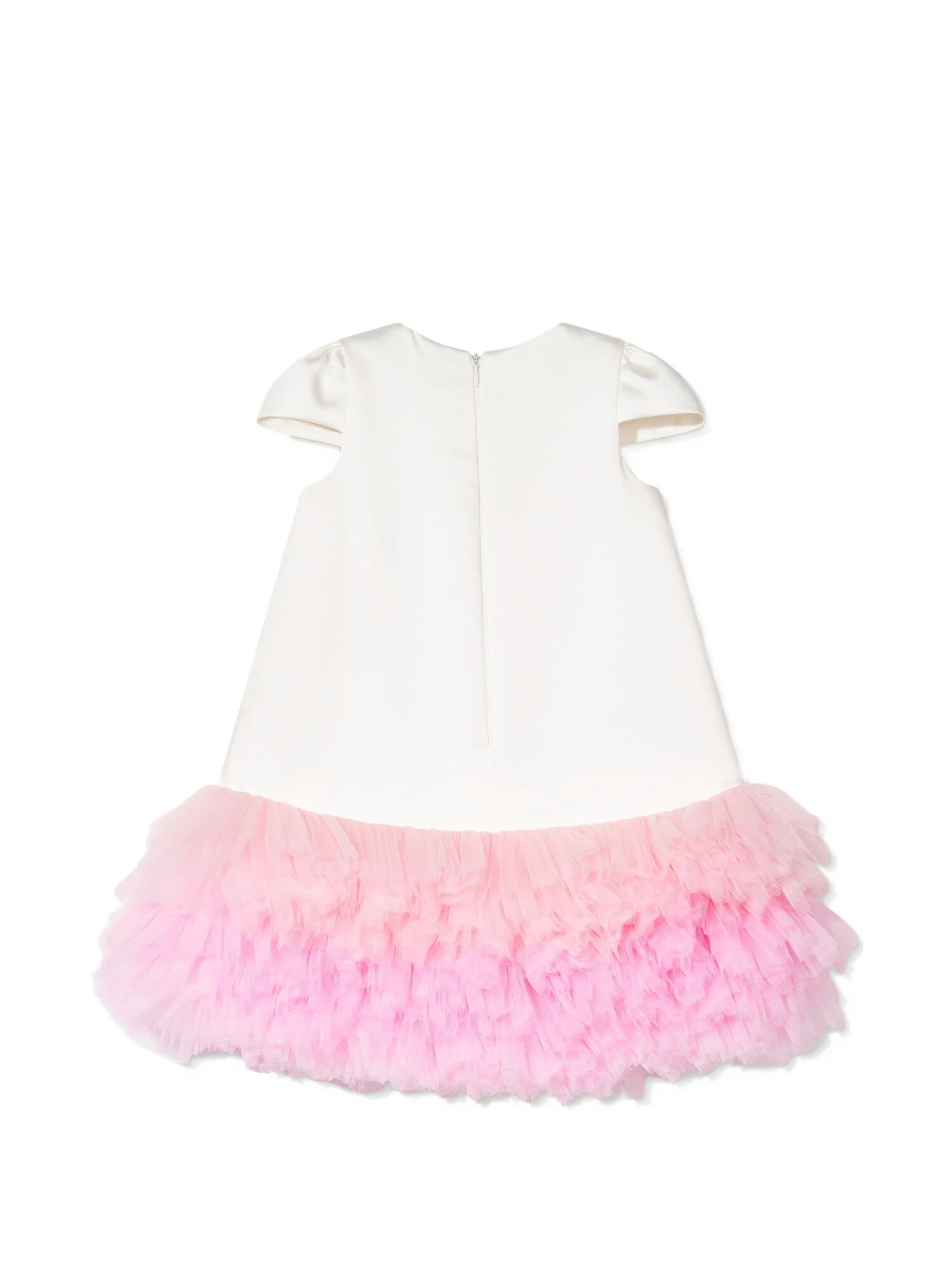 Платье Dress & Fleur Tulle-trim dress set, размер 4 года, белый — фото 1