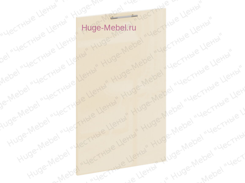 Кухонный фасад Ф-103 ваниль глянец (Ксения) Huge Mebel . Ширина 446 Высота 712. Кухонные фасады