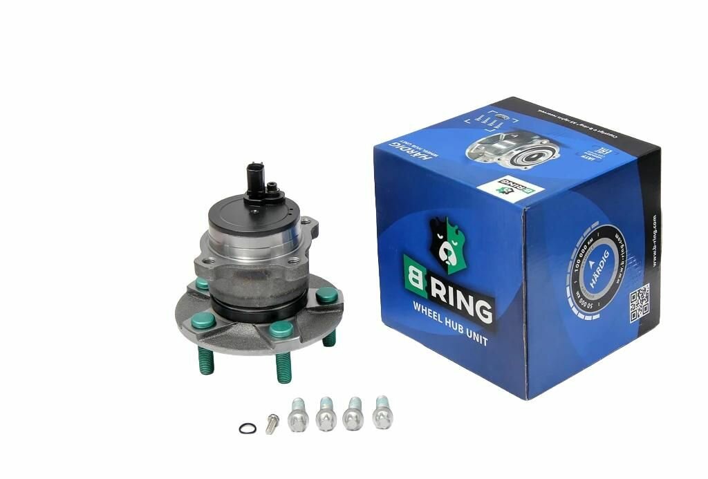 Ступица в сборе B-RING HBK1456 с подшипником, Ford Focus II 04- задняя 136 мм с ABS