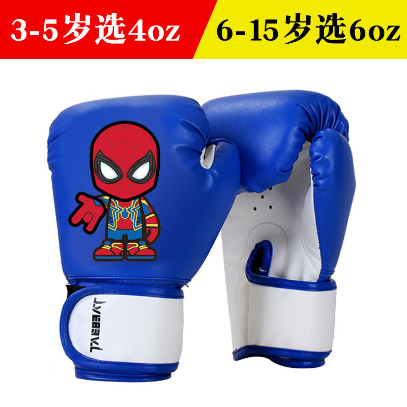 Детские боксерские перчатки для мальчиков и девочек, перчатки для муай-тай и саньда, набор для тренировок по борьбе