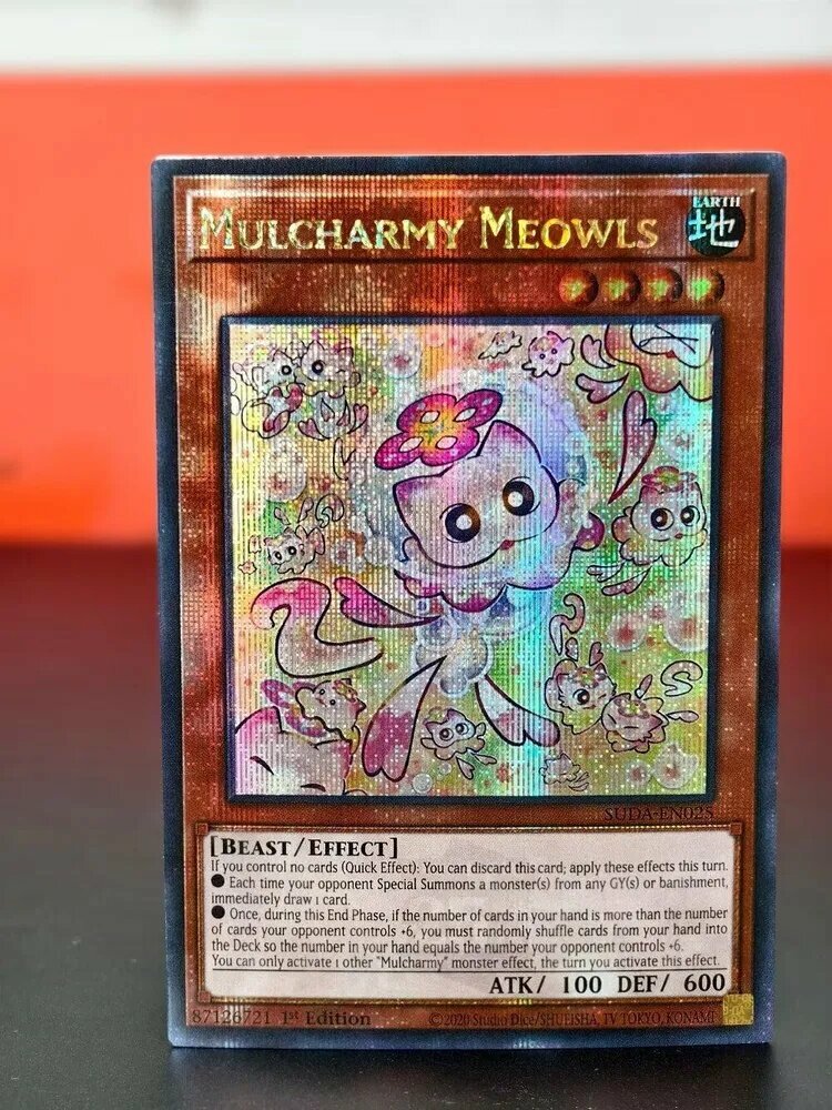 Игровая карта Yu-Gi-Oh! с бесплатным прозрачным протектором для коллекции и дуэлей