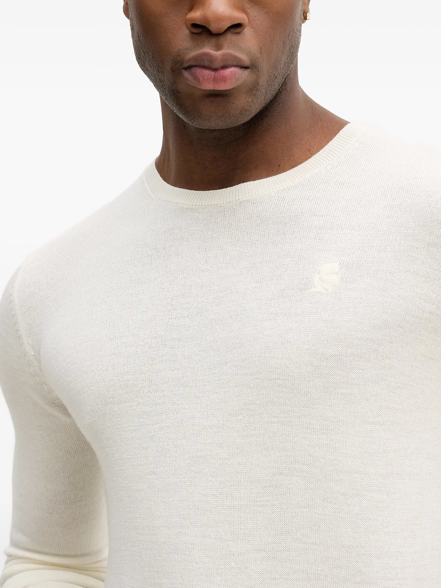 Свитер Karl Lagerfeld Logo crew-neck sweater, размер 52, , разноцветный — фото 1