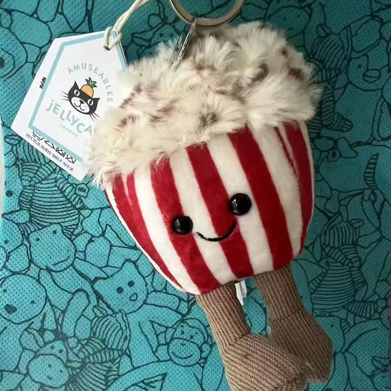 Серия подвесок из плюшевой игрушки Yien Милые подвески животные фрукты ключи сумки