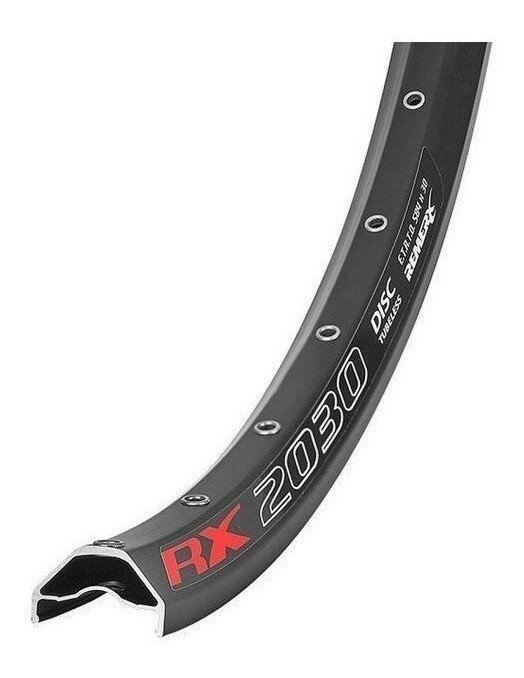 Обод 27,5” Remerx “rx2030 ENDURO PLUS”, 584x30, 32 спицы, 528 гр, двойной, пистонированный, черный.