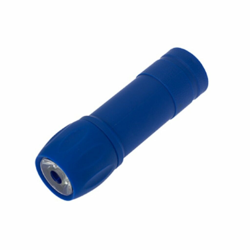 Фонарь универсальный Rexant 75-717, компактный ручной фонарик, пластиковый корпус, сфокусированный луч света.