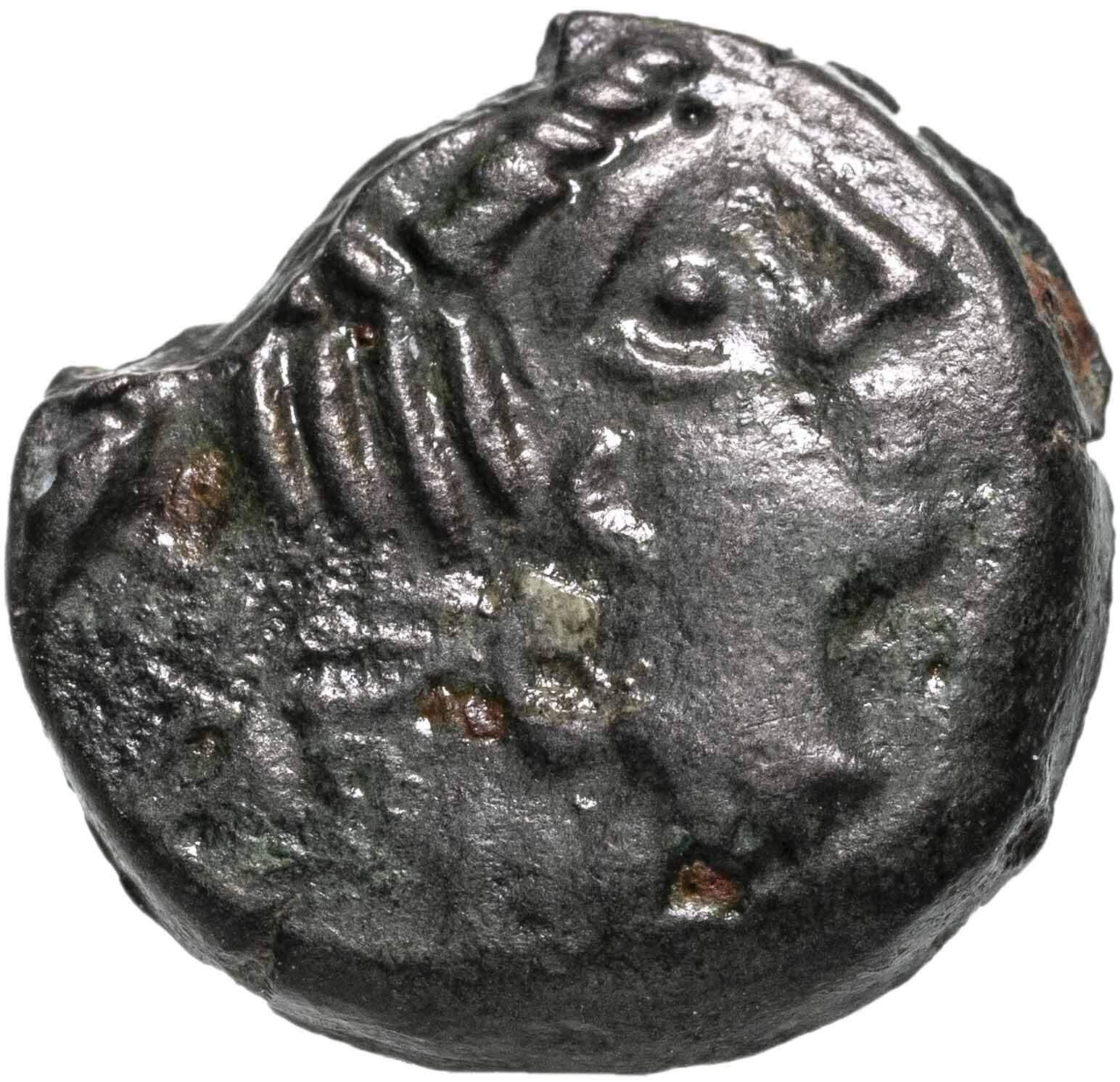 Галлия, племена Карнутов, 50-30 годы до Р Х , Потин , Бронза, в сохранности VF-XF