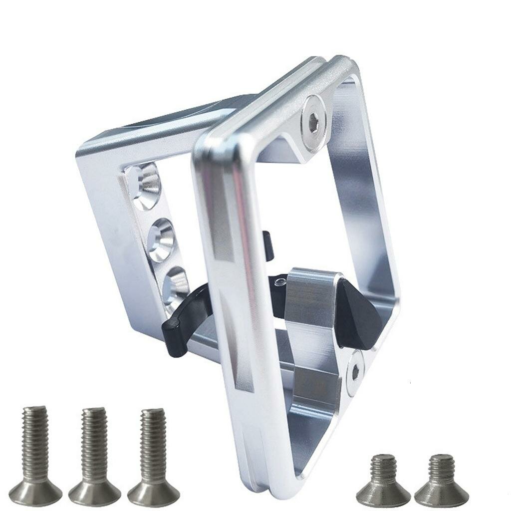 Крепления для крепления на передней полке Кронштейн для крепления сумки на крючке из алюминиевых сплавов Передние крепления блокируют Адаптер для рамы велосипеда Прочный