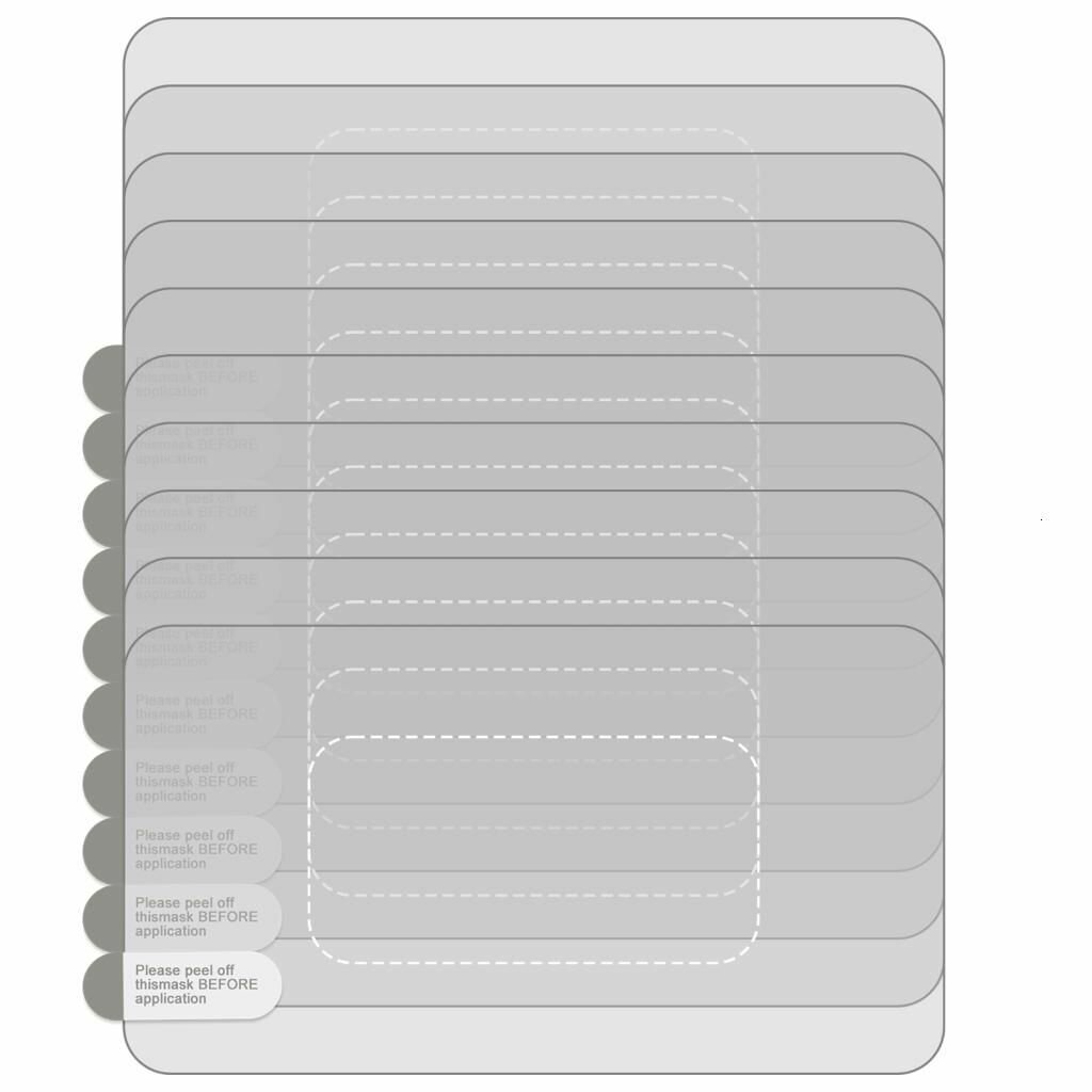 Пленка для ветрового стекла с электростатическим покрытием, - 60x110 мм