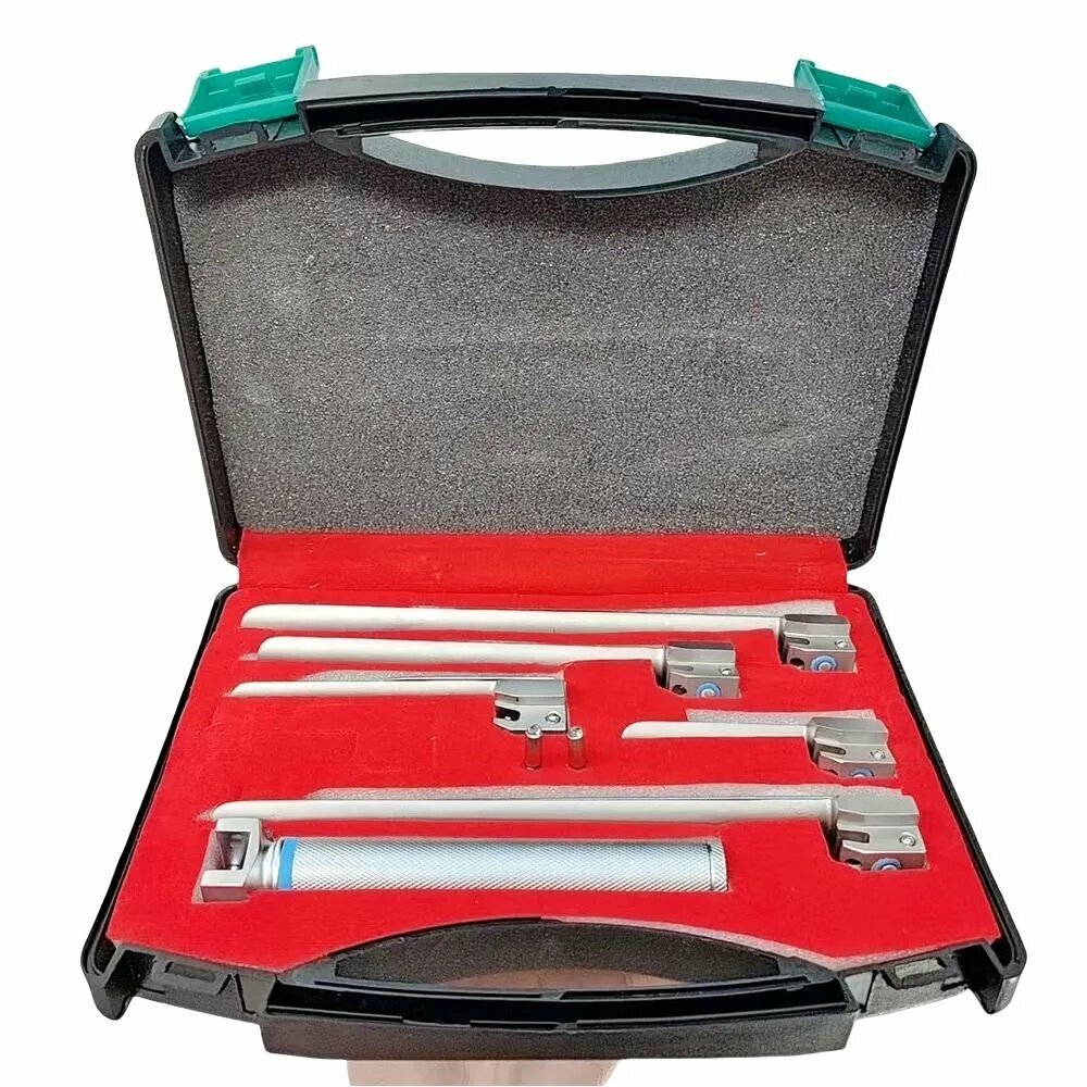 Специальный ларингоскоп для животных ветеринарный эндоскоп с LED-освещением, нержавеющая сталь, левостороннее отверстие для интубации, для собак и кошек