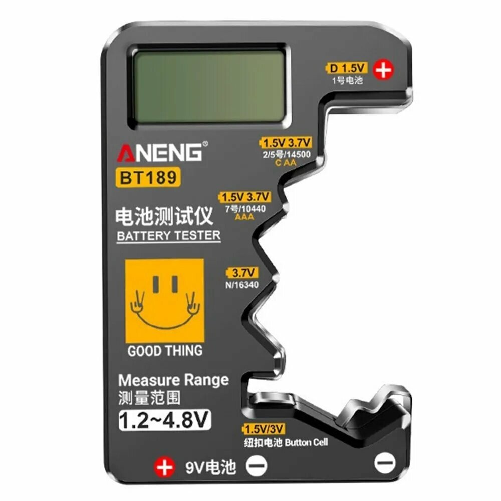 (F P N I) Универсальный Тестер Аккумуляторов Для C, AA, AAA, D, N,9V 6F22