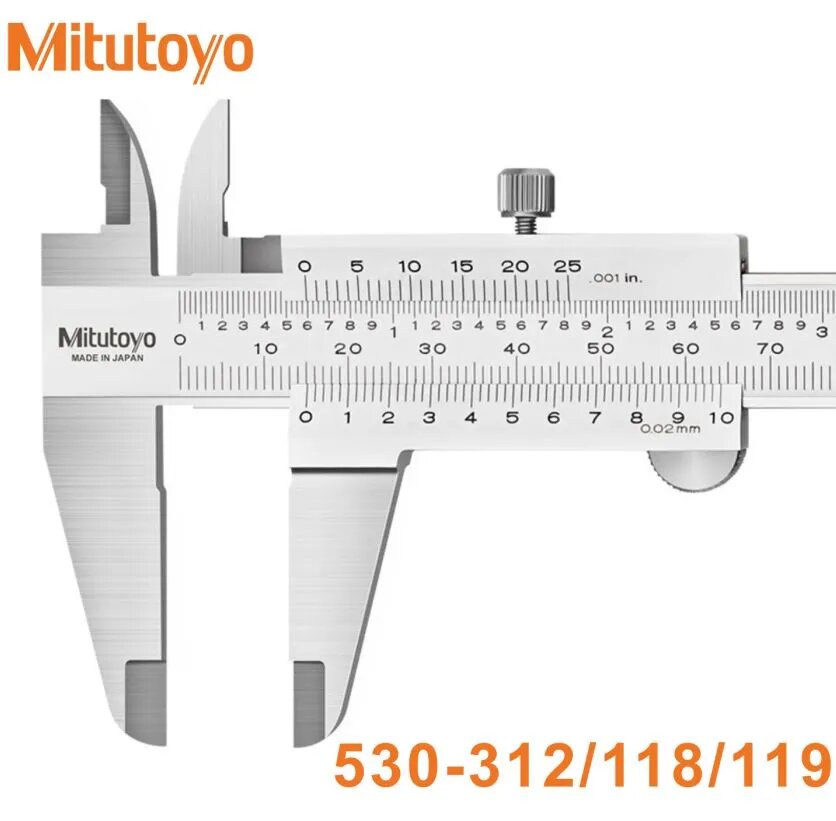 Микрометр нониусный 0-150мм Mitutoyo (Япония) рейка с нониусом 530-312