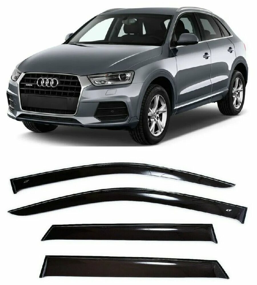 Дефлекторы для AUDI Q3 I 2011-2018 внедорожник