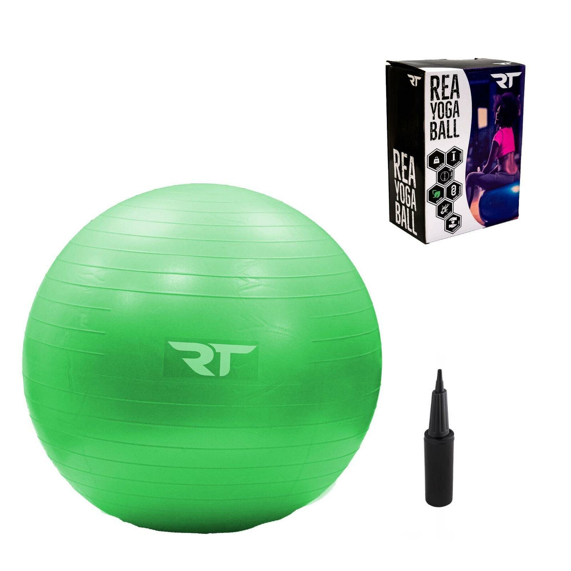 Decathlon Мяч для упражнений REA YOGA BALL, с насосом - 75 мм
