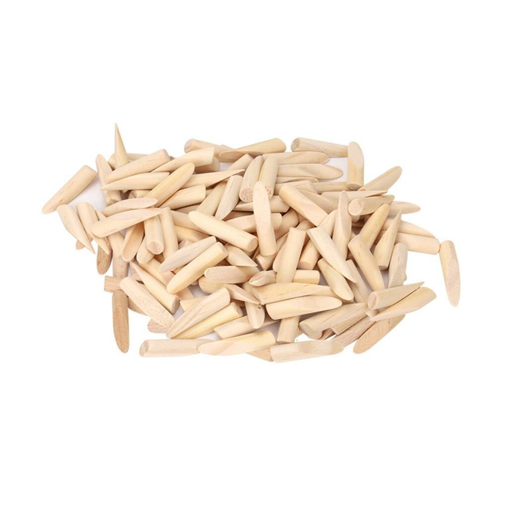 Набор деревянных заглушек и винтов для мебели, сосна