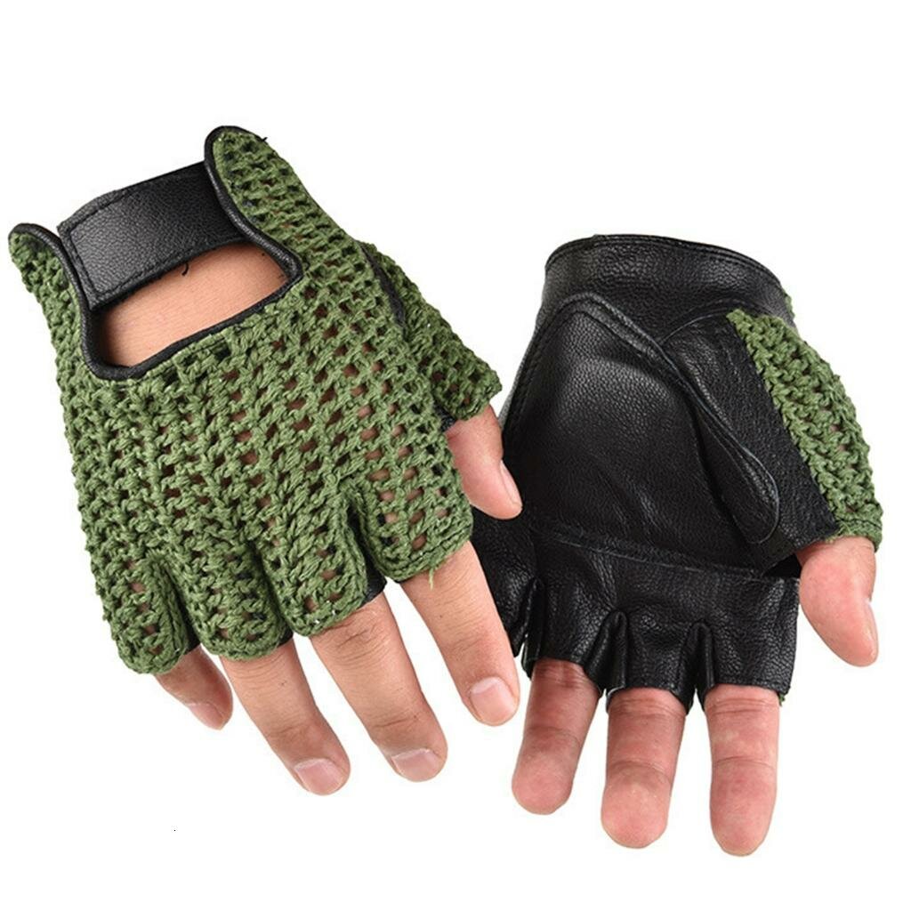 Велоперчатки для велоспорта и уличных видов спорта, Зеленый черный