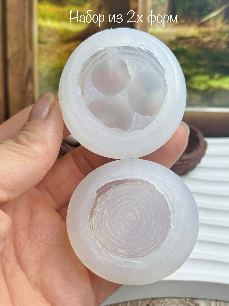 Силиконовый молд "Гнезда", форма для шоколада