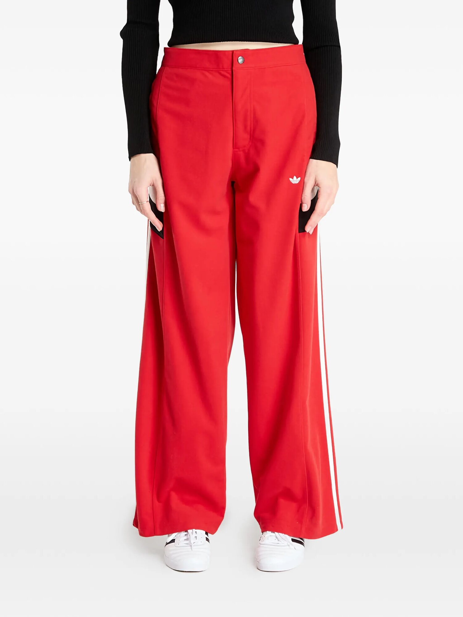 Брюки adidas Blocking track pants, размер 10 UK, red