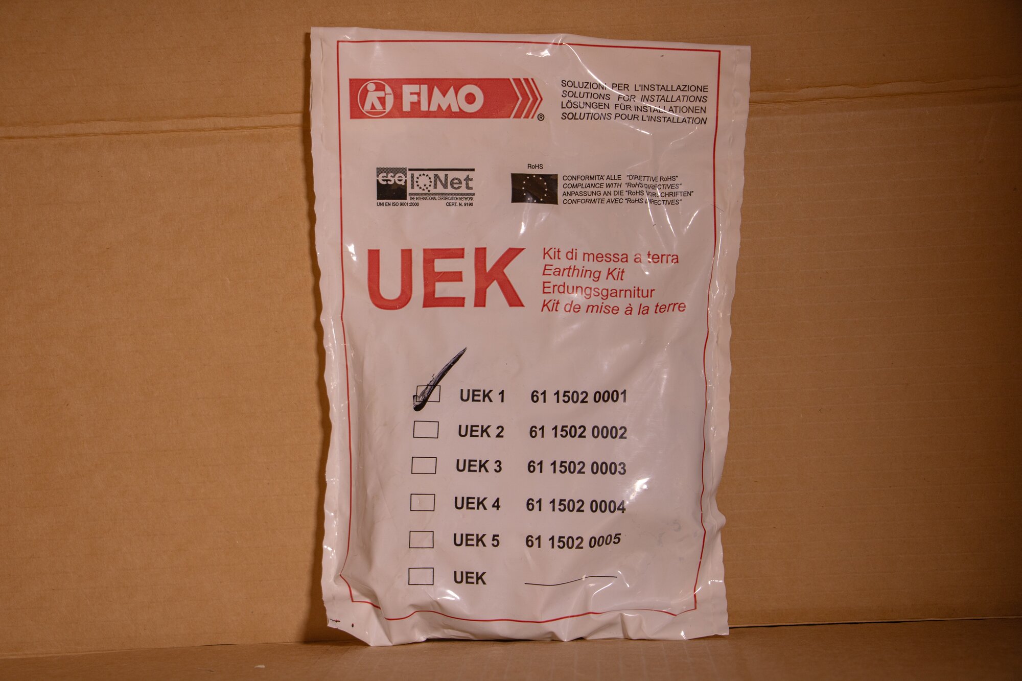 Заземляющее устройство FIMO UEK1 6115020001, для коаксиальных кабелей, пластик/алюминий