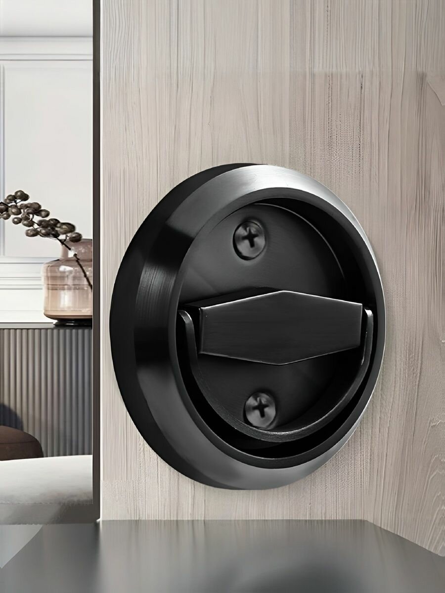 TALENO Встроенный дверной замок с потайной ручкой, Нержавеющая сталь 304, 360 вращение, Для межкомнатных дверей