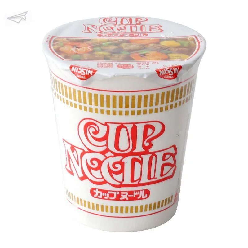 Лапша Nissin с креветкой и соевым соусом в стакане, Лапша быстрого приготовления. 6 шт