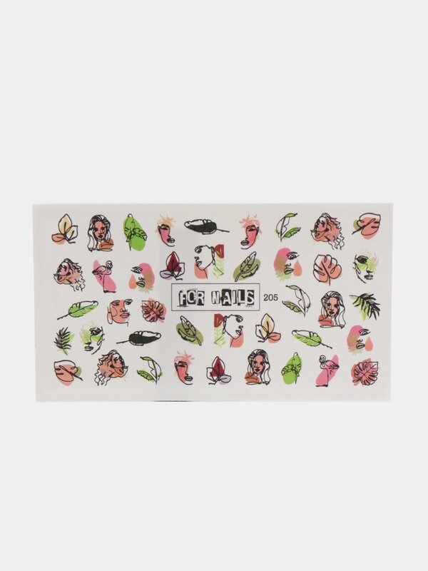 Слайдер для дизайна ногтей "Цветы, тело, женщины"