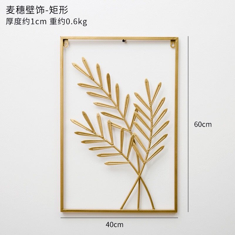 Креативные железные листья, металлические декоративные подвесные маленькие листья дерева, золотое настенное фоновое украшение, напрямую от производителя