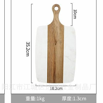 Разделочная доска из акации и искусственного мрамора, домашняя разделочная доска, разделочная доска из акации, доска для нарезки