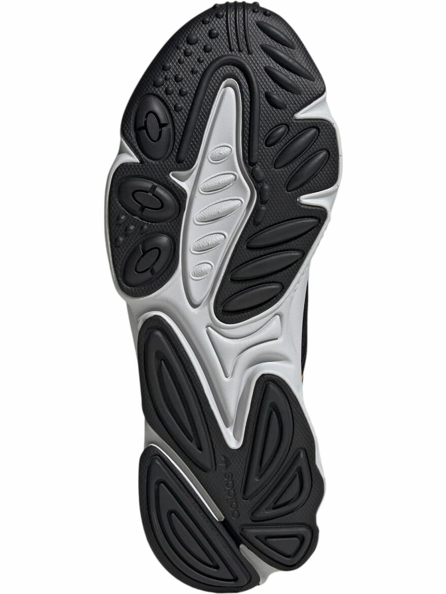 Кроссовки adidas Ozweego, полнота F, размер 11,5 UK, черно-оранжевый — фото 1