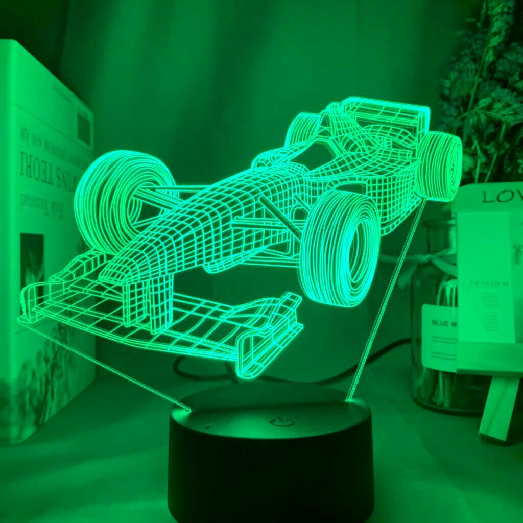 3D ночник Формула 1 — фото 1