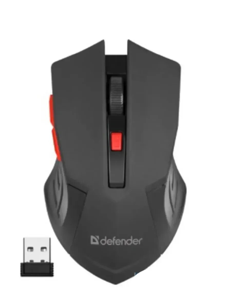 Мышь беспроводная оптическая Accura MM-275 RED USB 6 кнопок, 800-1600 dpi