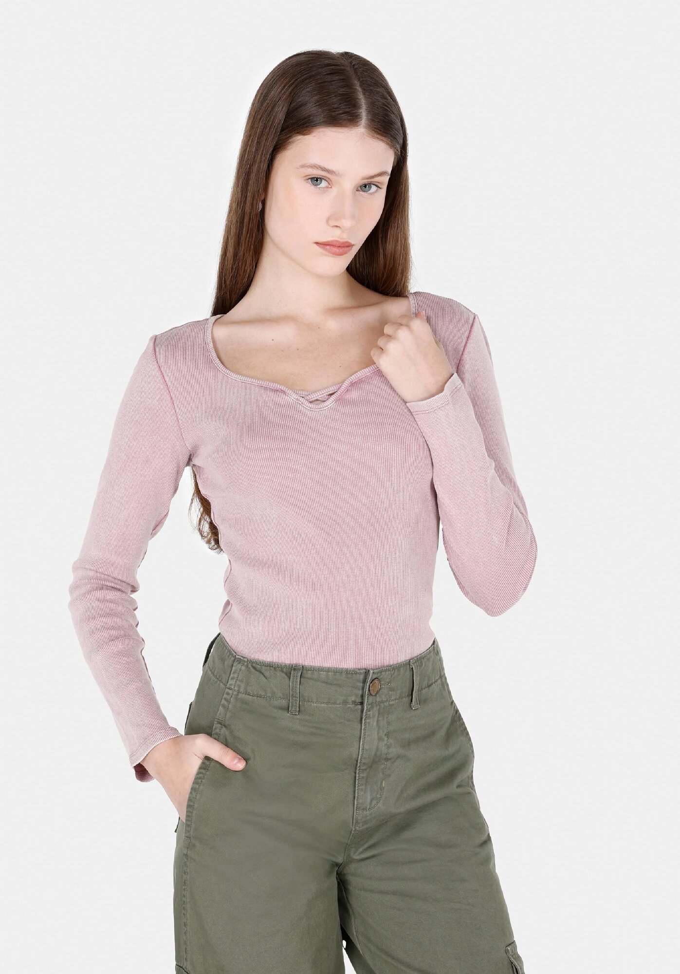 Лонгслив Slim Fit