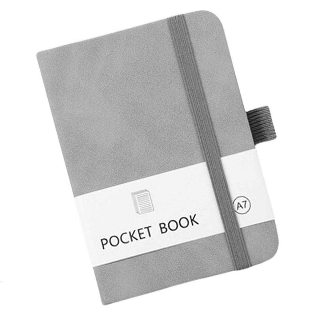 Блокнот А6, 200 страниц, линовка, Серый - A7