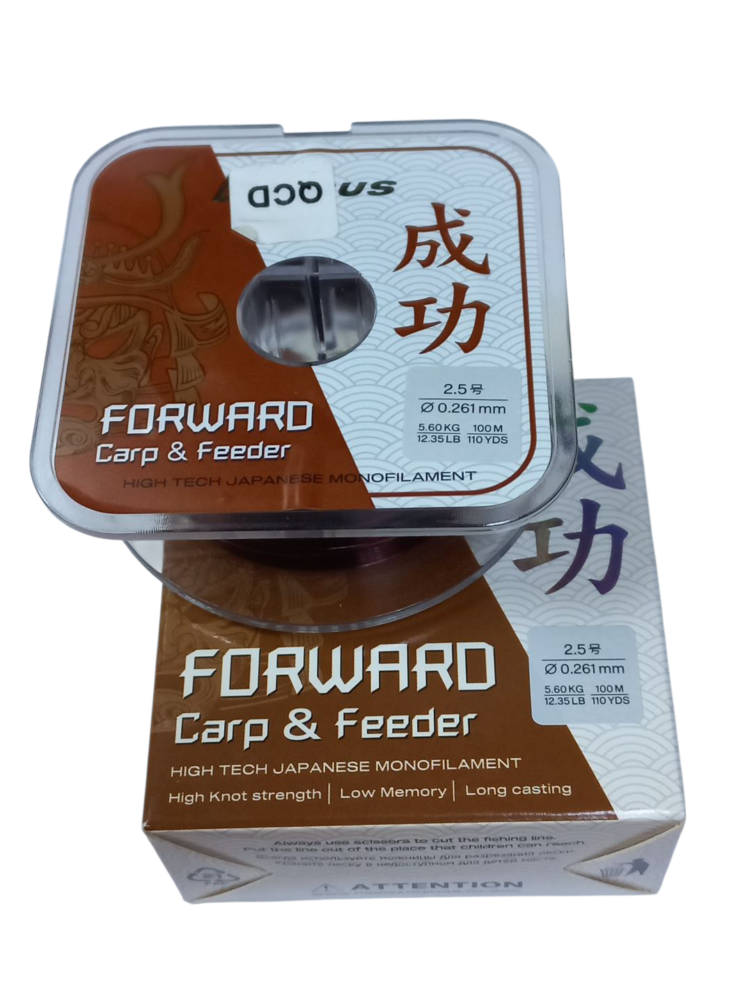 Леска FORWARD Carp & Feeder brown 0,261mm/100m Nylon (N-FСF-0261-100) Nisus