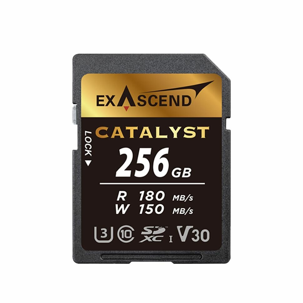 Карта памяти Exascend Catalyst UHS-I SD V30 256GB