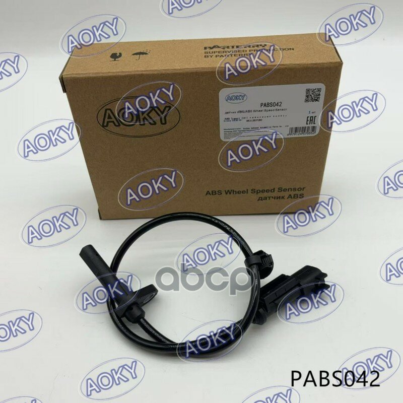 Датчик ABS задний FORD Transit (14-) одинарные колёса PABS042 AOKY/BK212B372BD BK212B372BC 1763976 1771171 BK212B372BD BK212B.
